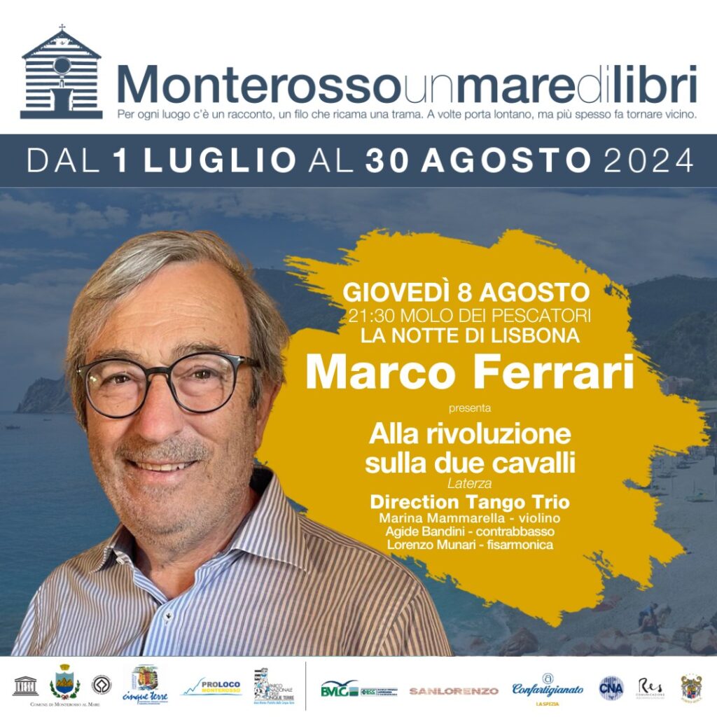 Marco Ferrari Monterosso un mare di libri 8 agosto 2024 » Cinque Terre ...