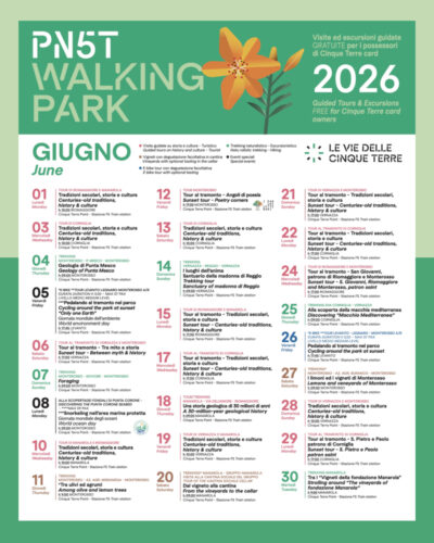 Cinque Terre Walking Park – June 2026 Events Calendar » Cinque Terre ...